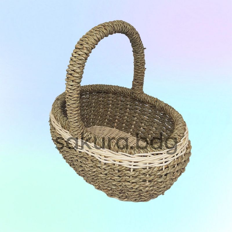 Jual K64M - Keranjang rotan piknik segres tanpa tutup M 25x17x12 cm ...