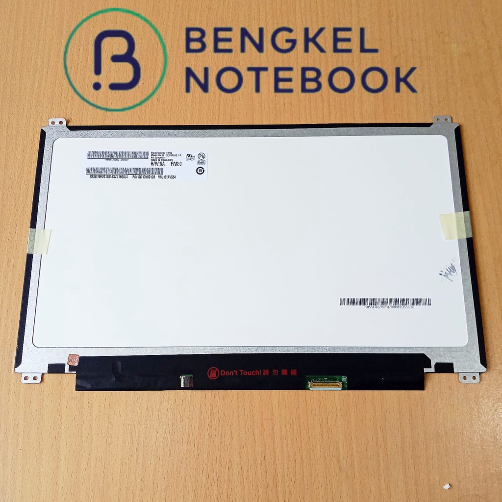 Jual LCD Non Touchscreen 13.3" Slim 40pin Kecil Kuping Atas Bawah FHD ...