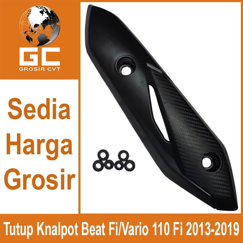 Jual Tameng tutup cover knalpot beat fi 2013-2019 scoopy genio spacy ...