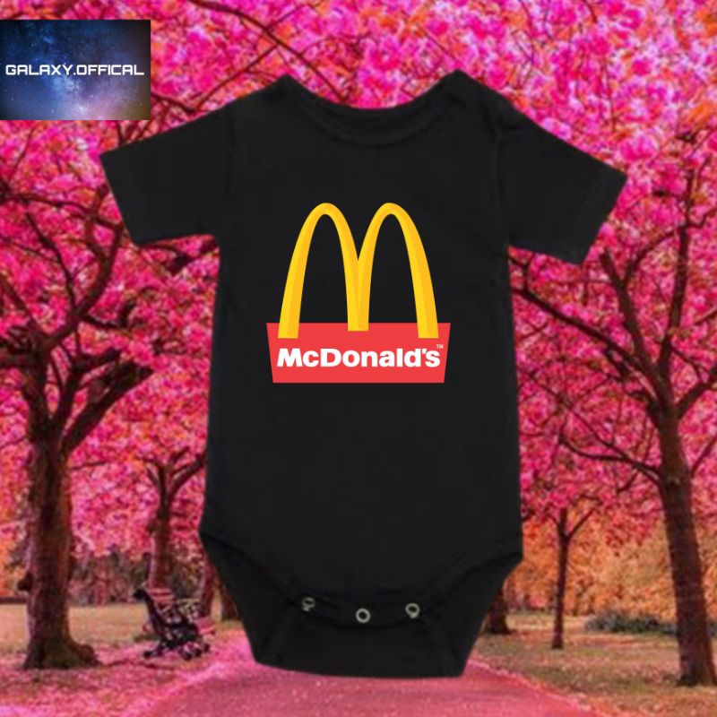 Jual JUMPER BAYI MC DONALDS KAOS MCDONALD'S BAJU MEKDI BAYI USIA 0 - 12 ...