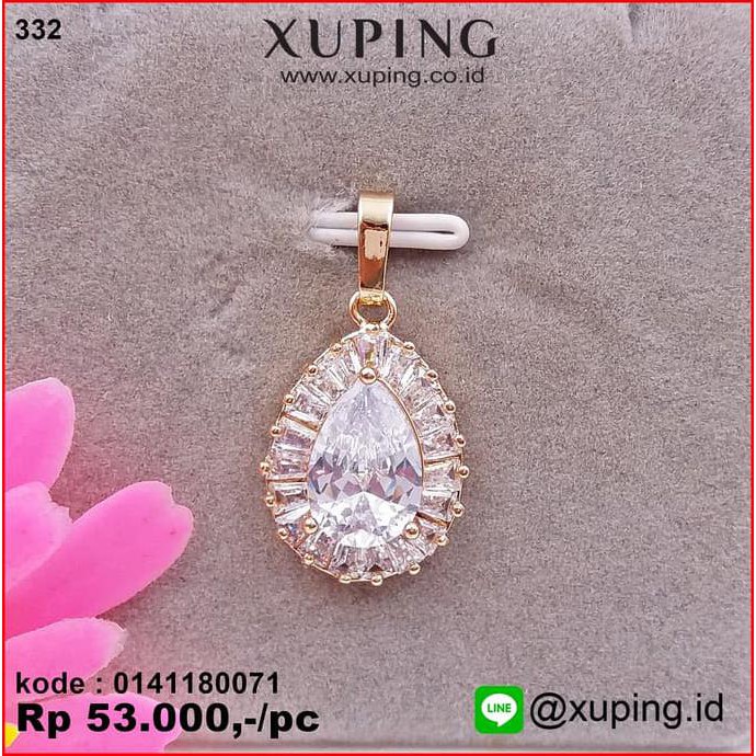 Jual XYUPING LIONTIN MOTIF TETES EMAS ZIRCON 0141180071 | Shopee Indonesia