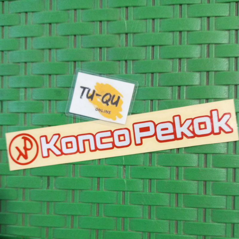 Jual Stiker Kata ( konco pekok ) | Shopee Indonesia