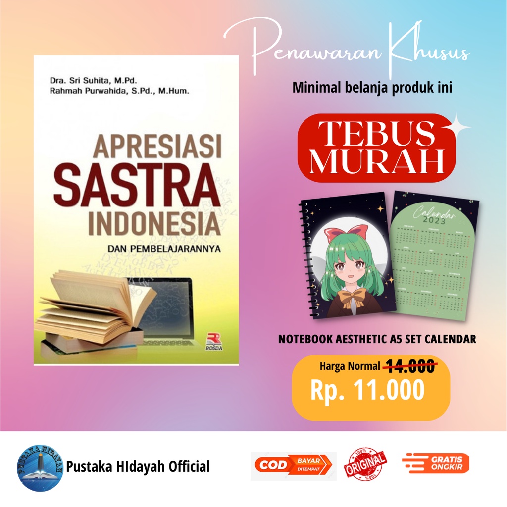 Jual Apresiasi Sastra Indonesia dan Pembelajarannya - Sri Suhita ...