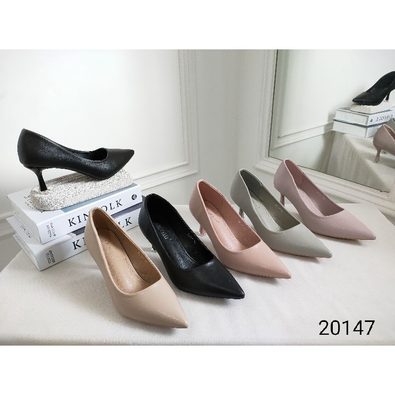 Jual Simoncelli Sepatu Wanita Heels 6 Cm Mutiara Import Polos Sepatu ...