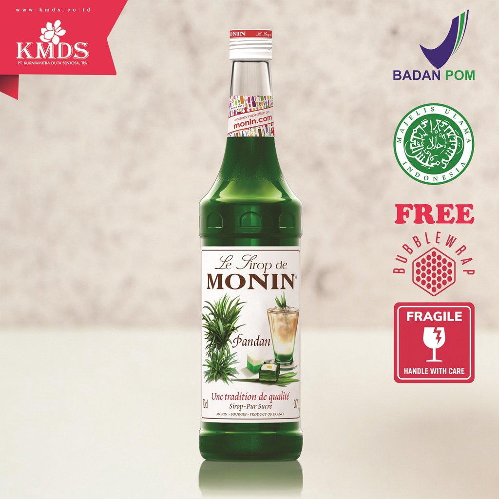 Jual MONIN Pandan syrup 70 CL 700 ML | Shopee Indonesia