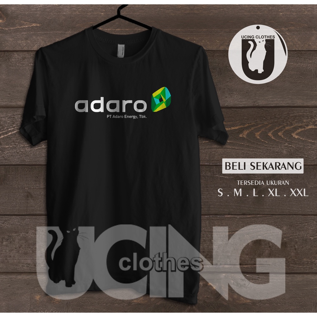 Jual Kaos Baju Adaro Energy Logo Kaos Distro | Shopee Indonesia