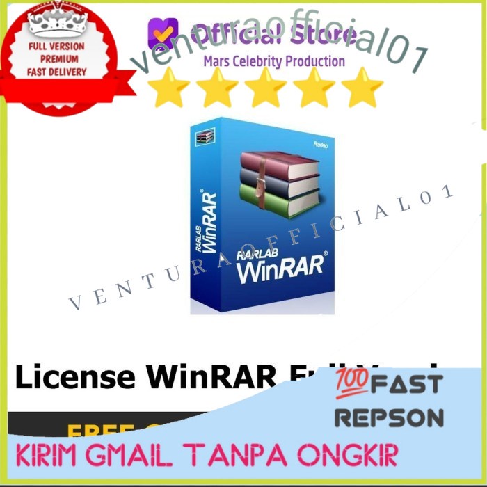 Jual Bergaransi WinRAR Full 32 - 64 Bit - Aplikasi Winrar Unrar Win rar ZIP Komputer PC Laptop ...