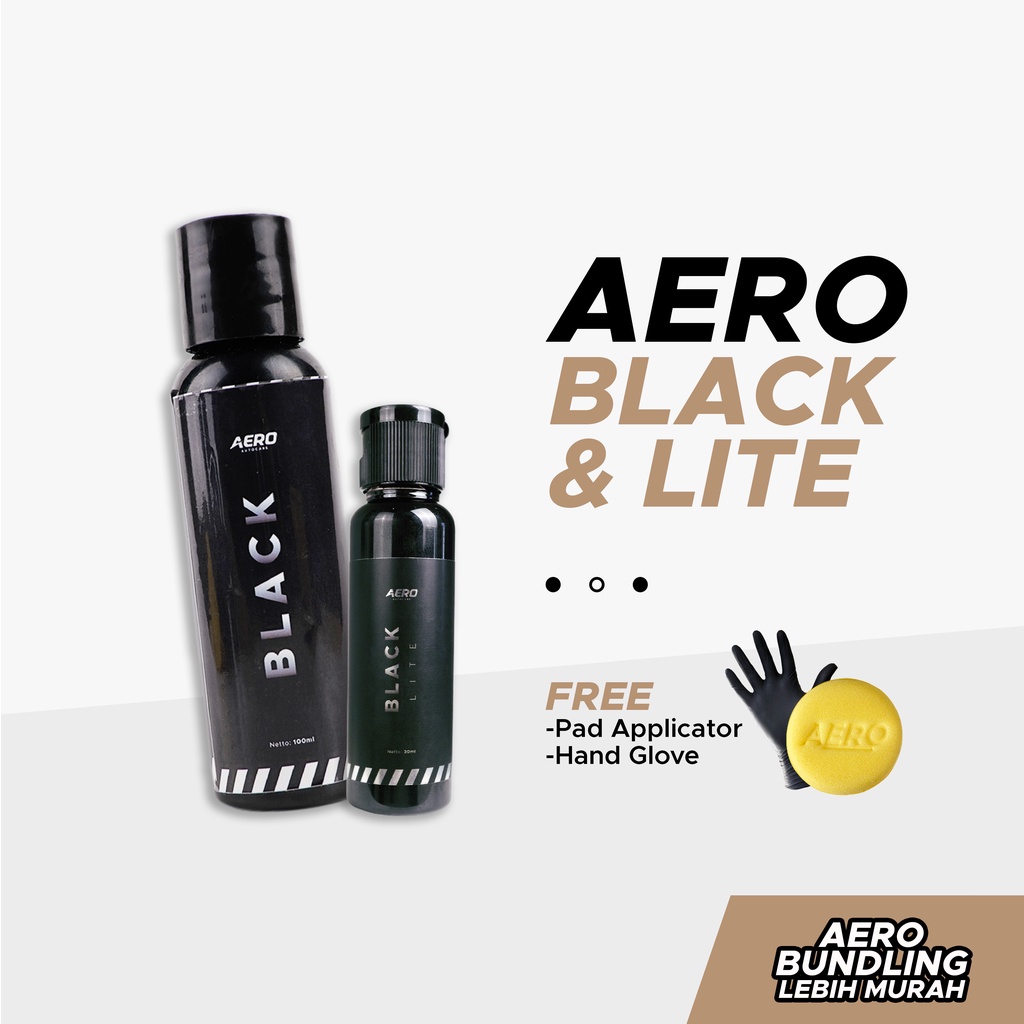 Jual Aero Black 100 ml + 30 ml Penghitam Body Motor / Mobil Permanen ...