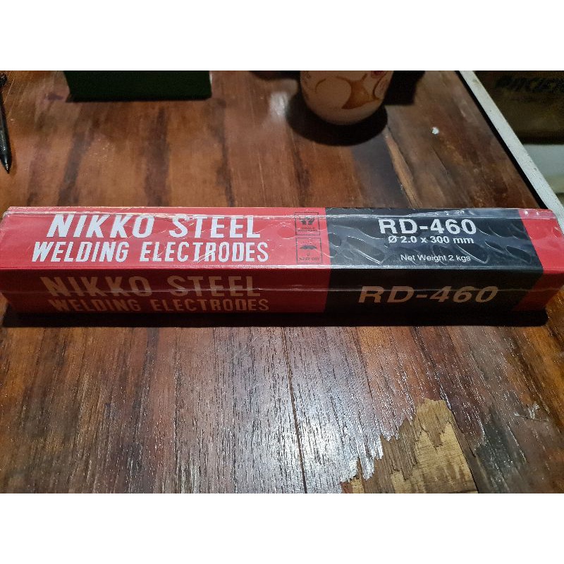 Jual KAWAT LAS NIKKO STEEL RD 460 2.0X30MM 1KG | Shopee Indonesia