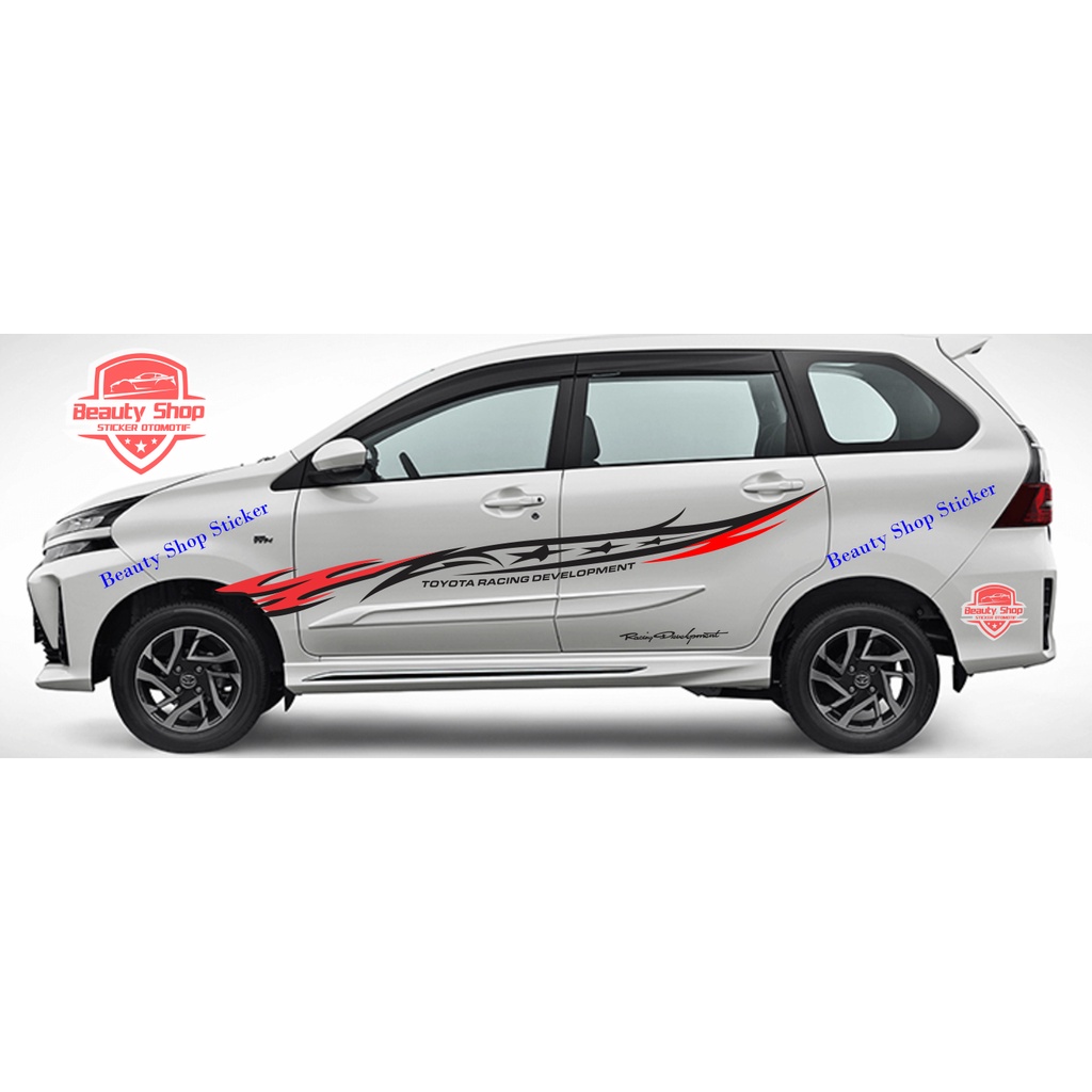 Jual stiker sticker mobil toyota stripe list mobil avanza innova ...