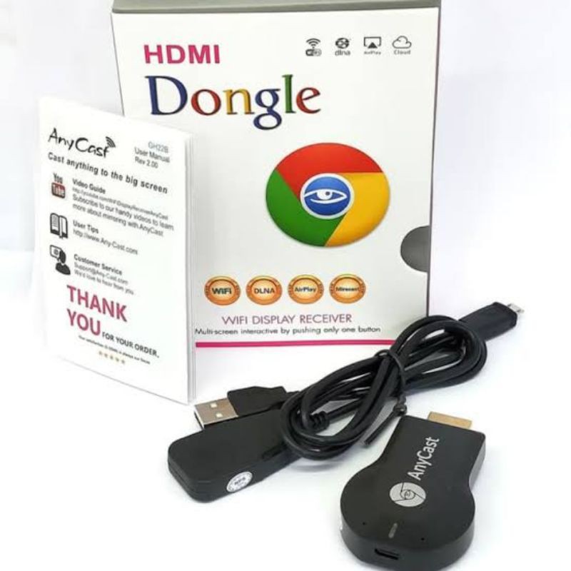 Jual AnyCast Chromecast HDMI Dongle Wifi 1080P | Shopee Indonesia