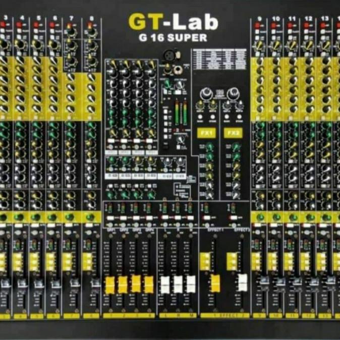 Jual MIXER AUDIO GT LAB G 16 SUPER - G16SUPER - G 16SUPER 16 CHANNEL BY RDW | Shopee Indonesia