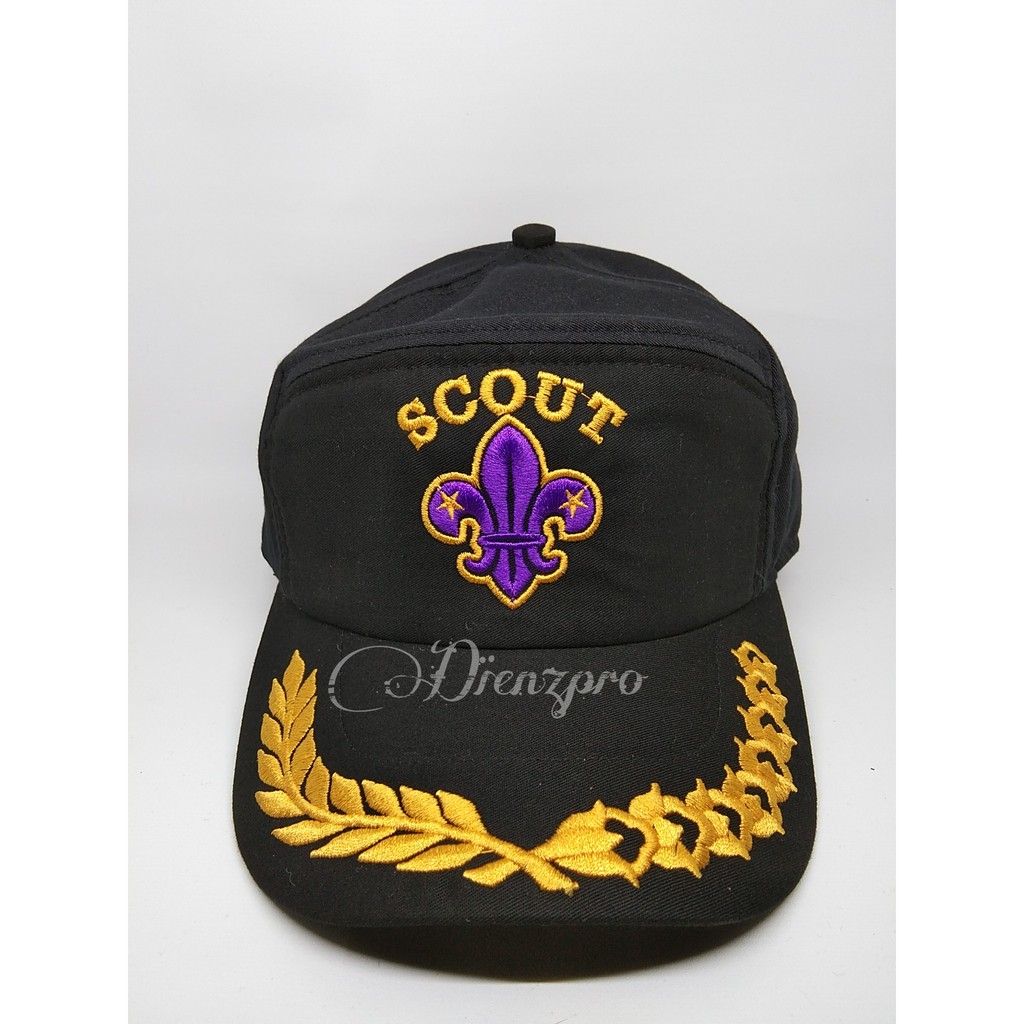 Jual TOPI PRAMUKA SCOUT HITAM BORDIR HARGA MURAH | Shopee Indonesia