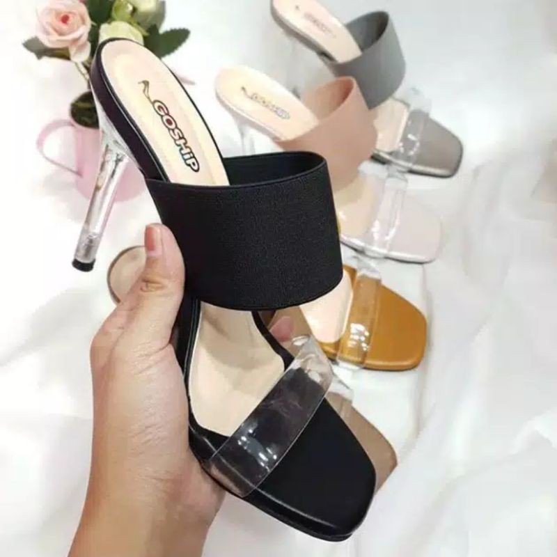 Jual SALE!!! HIGH HEELS KACA 10CM ( GOSHIP / DUNIA) | Shopee Indonesia