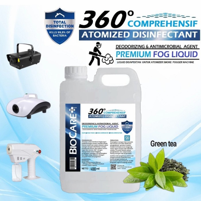 Jual CAIRAN DESINFEKTAN FOGGING BIOCARE LIQUID DISINFEKTAN FOGGING 4 ...