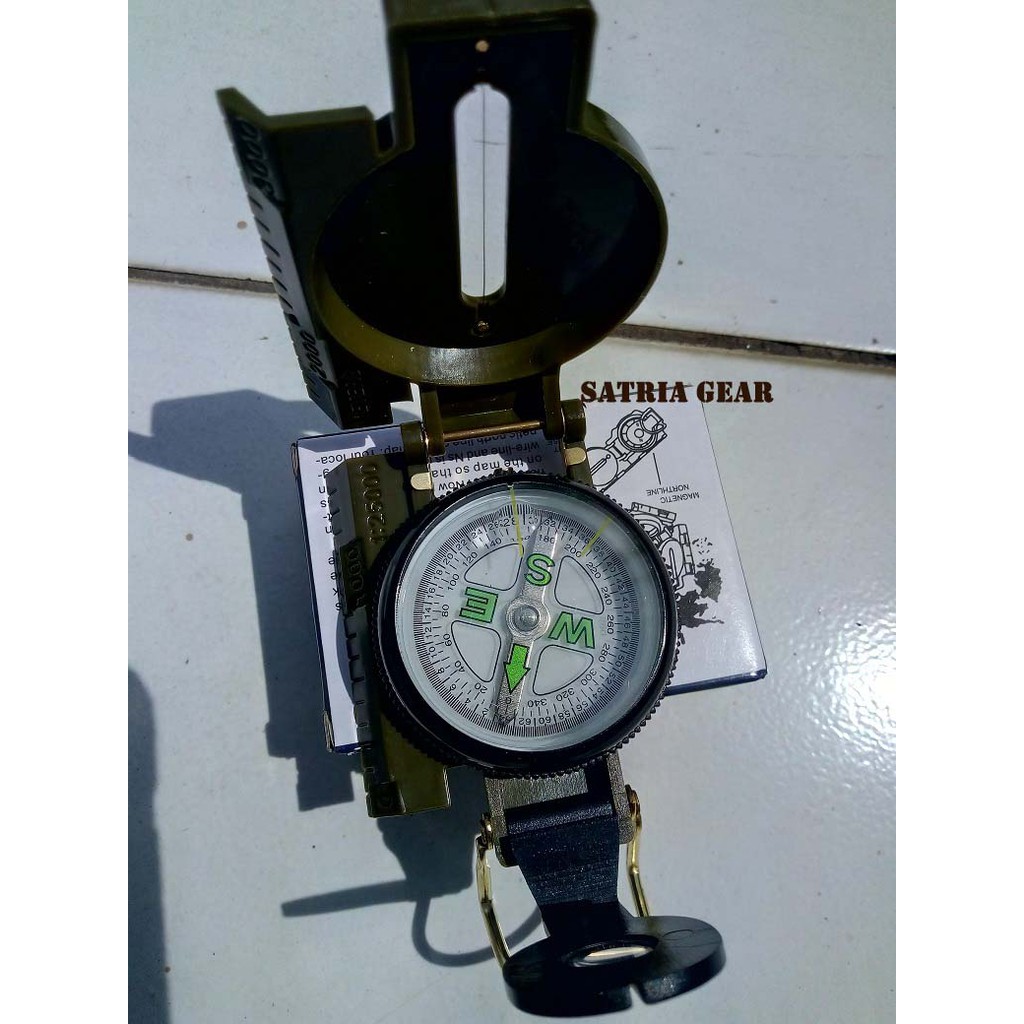 Jual Kompas Lensa Bidik Militer Portabel Penunjuk Arah Mata Angin ...