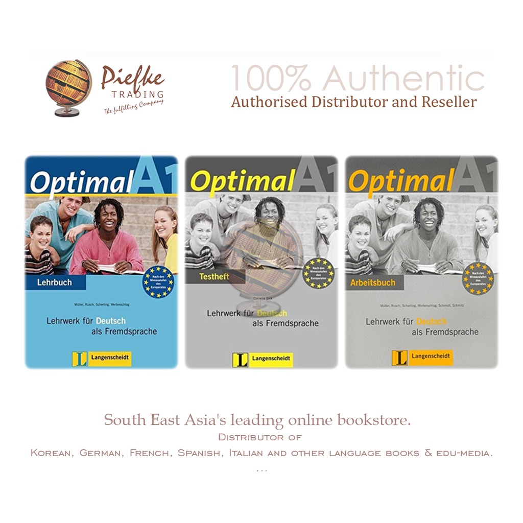 Jual Optimal A1: A1 Student Book, A1 Exercises book,A1 Testheft ...