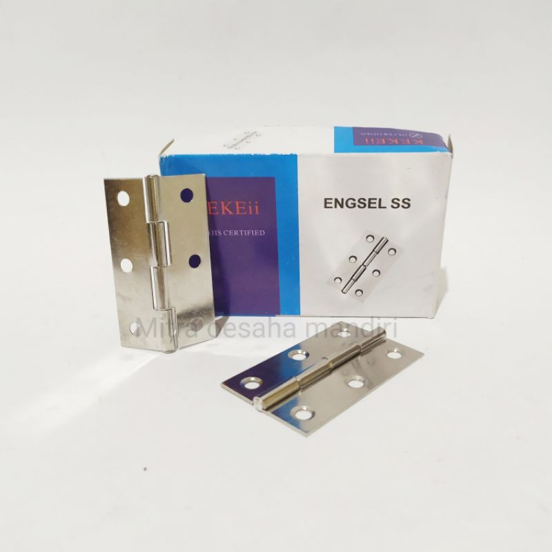 Jual Engsel Tipis stainless kekei 2.5 inch - Engsel Lemari 2.5 inch ...