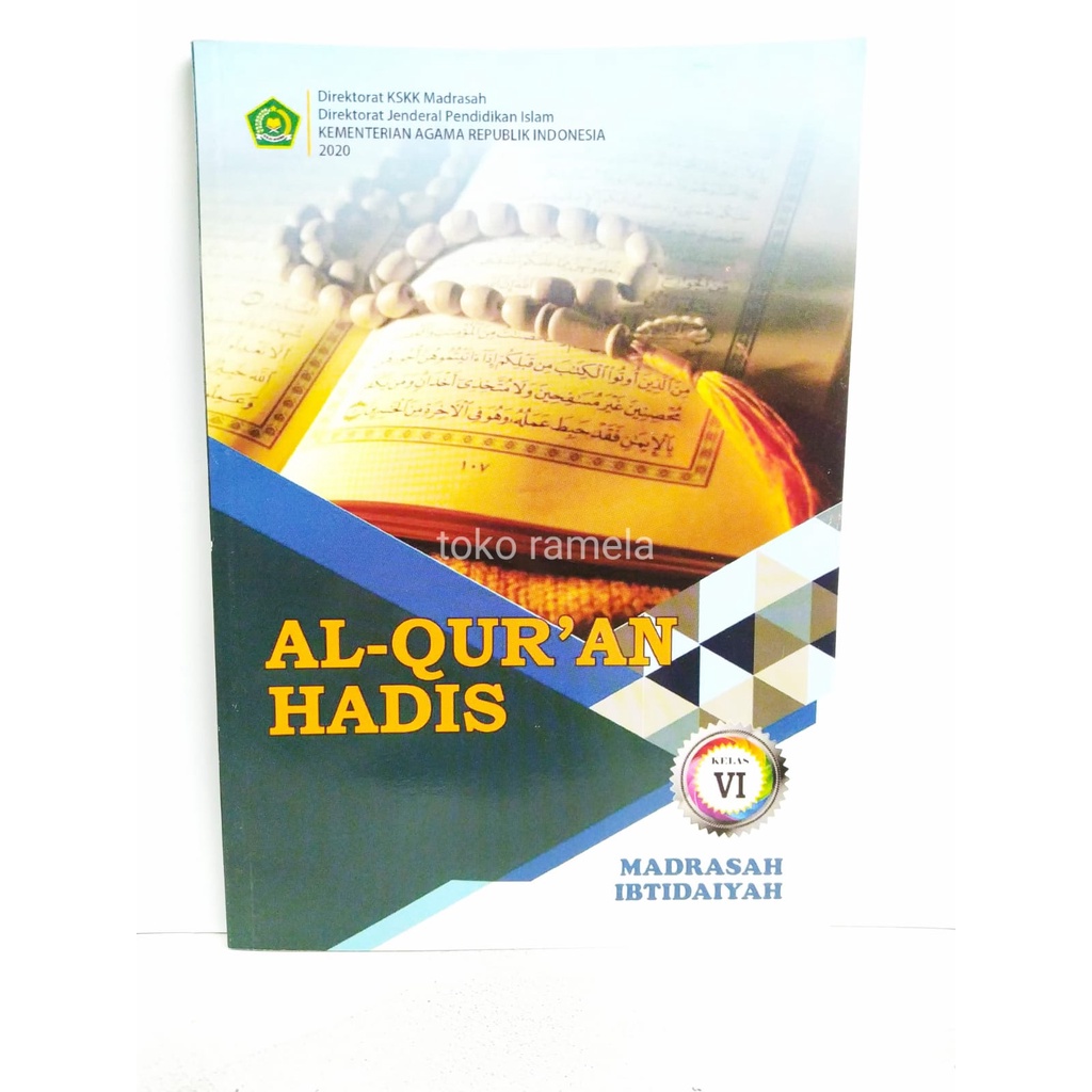 Jual Buku Pelajaran Al-Qur'an Hadis Kelas 6 SD/MI Kurikulum KMA 2019 Kemenag | Shopee Indonesia