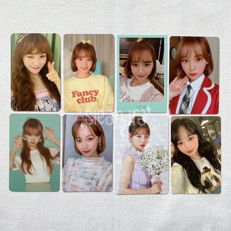 Jual photocard iz*one / izone kim chaewon secret time diary fankit glitter special surpriz photo ...