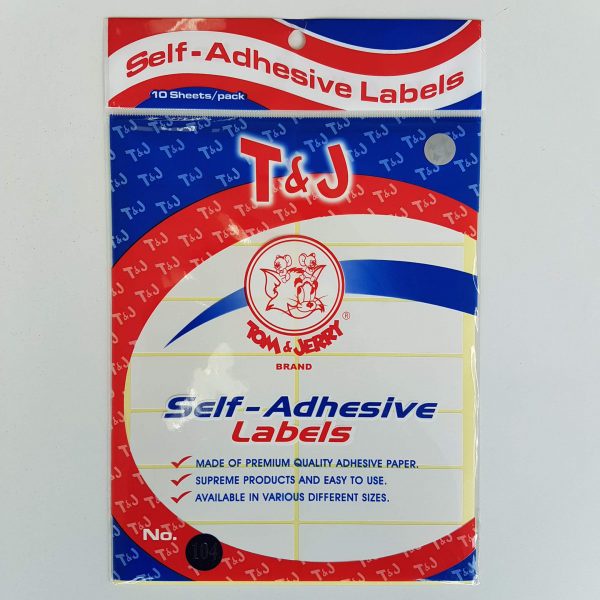 Jual Label 24x75mm no.104 Tom and Jerry stiker Jerry sticker labels ...