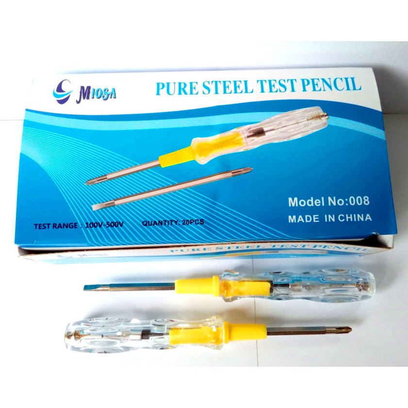 Jual OBENG TESPEN LISTRIK PLUS MINUS MIOSA | Shopee Indonesia