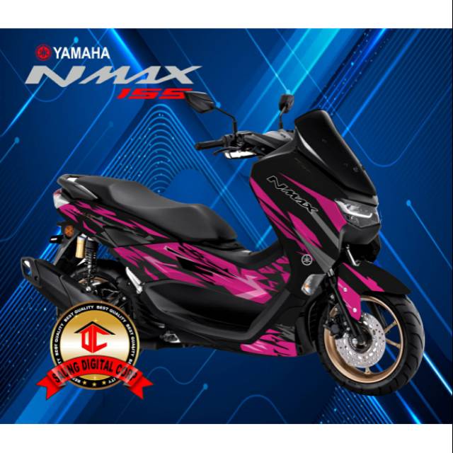 Jual Sticker Decal NMAX New Pink hitam | Shopee Indonesia