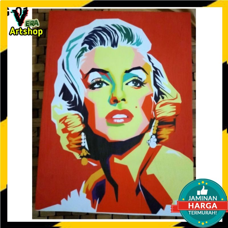 Jual Lukisan Vector Marilyn Monroe | Shopee Indonesia