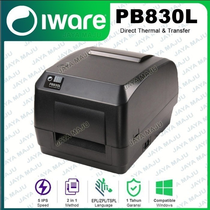 Jual IWARE Barcode Printer PB830L | Label Resi SHOPEE PB 830L PB 830 L ...