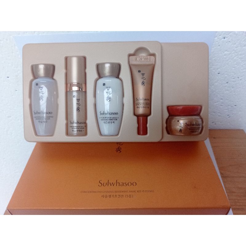 Jual sulwhasoo Concentrated ginseng renewing basic kit 5pc | Shopee ...