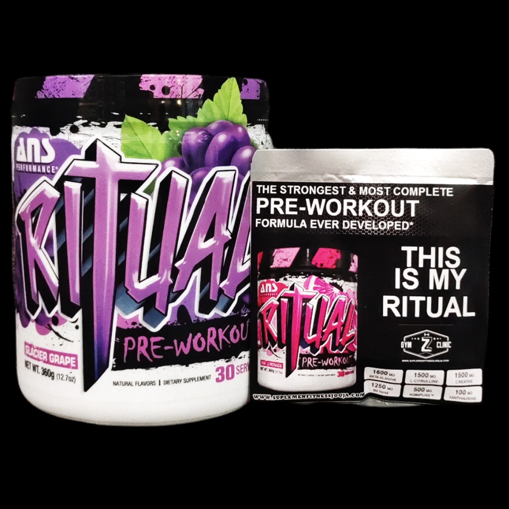Jual ANS Ritual 1 Serving Trial Pack preworkout Pre Work Out PWO Serv ...