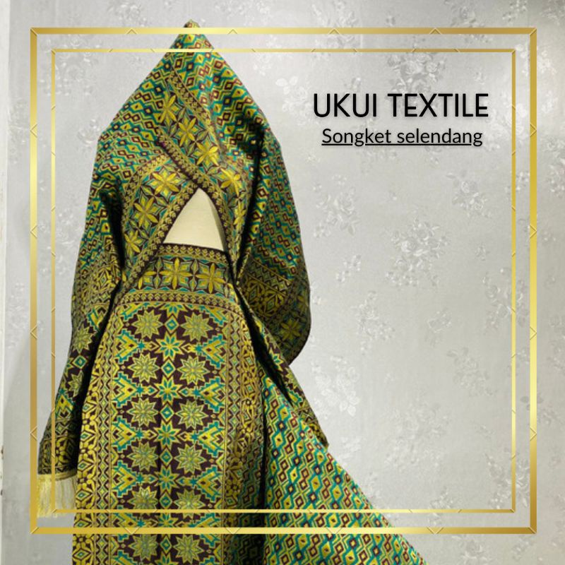Jual Songket plus selendang khas melayu Riau. | Shopee Indonesia