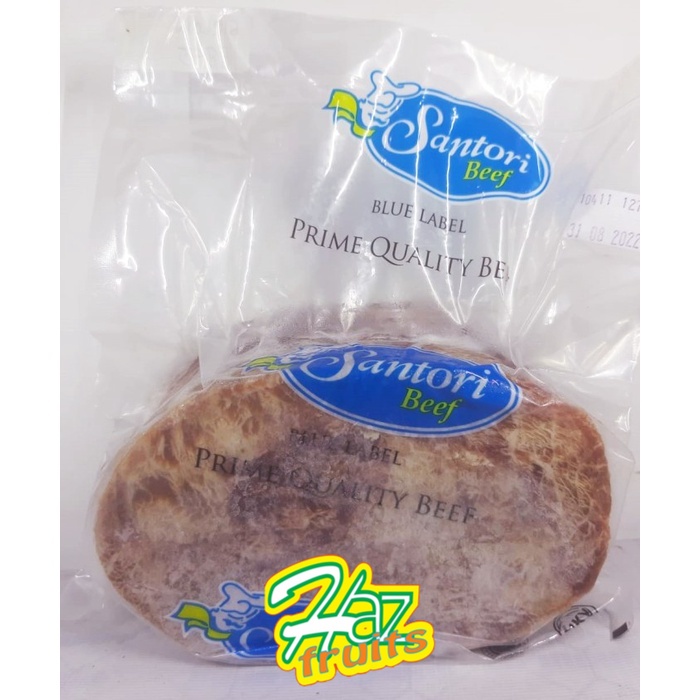 Jual Santori Blue Label Sirloin Beef Steak Frozen +/- 160 Gr x 5 Pcs ...