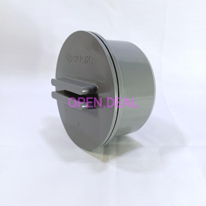 Jual Clean Out 4" inch Rucika / CO 4 in Pvc/ Tutup Sepiteng / C O ...
