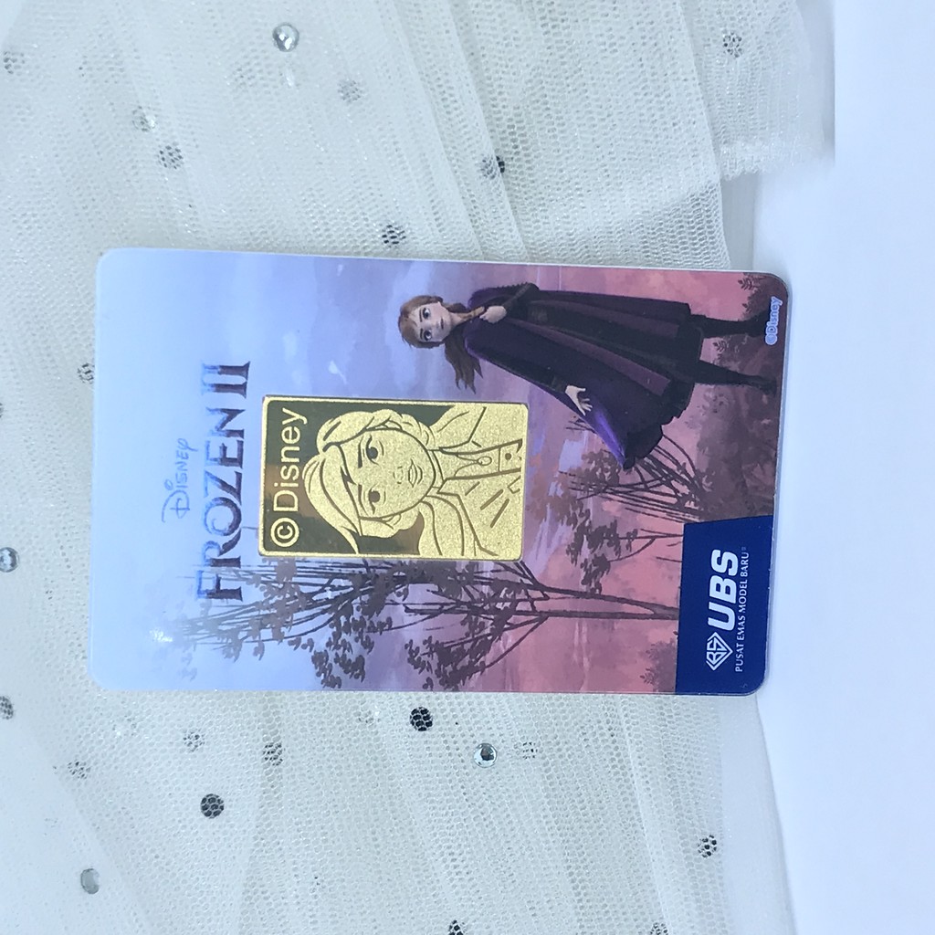 Jual Rvl Gold Emas Logam Mulia Ubs Disney Frozen Karakter Anna 10gr 10 ...