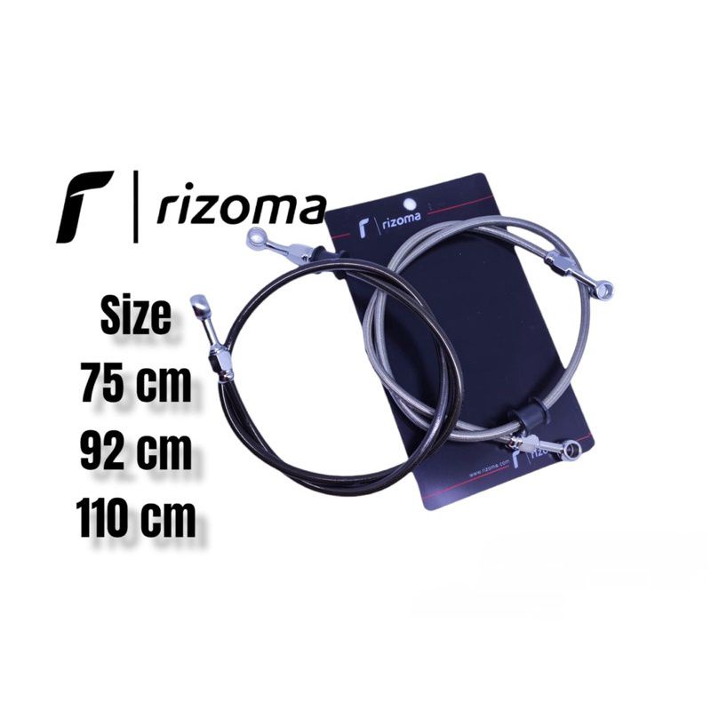 Jual Selang Rem Motor Rizoma Ukuran 75 - 92 - 110 CM Universal | Shopee ...