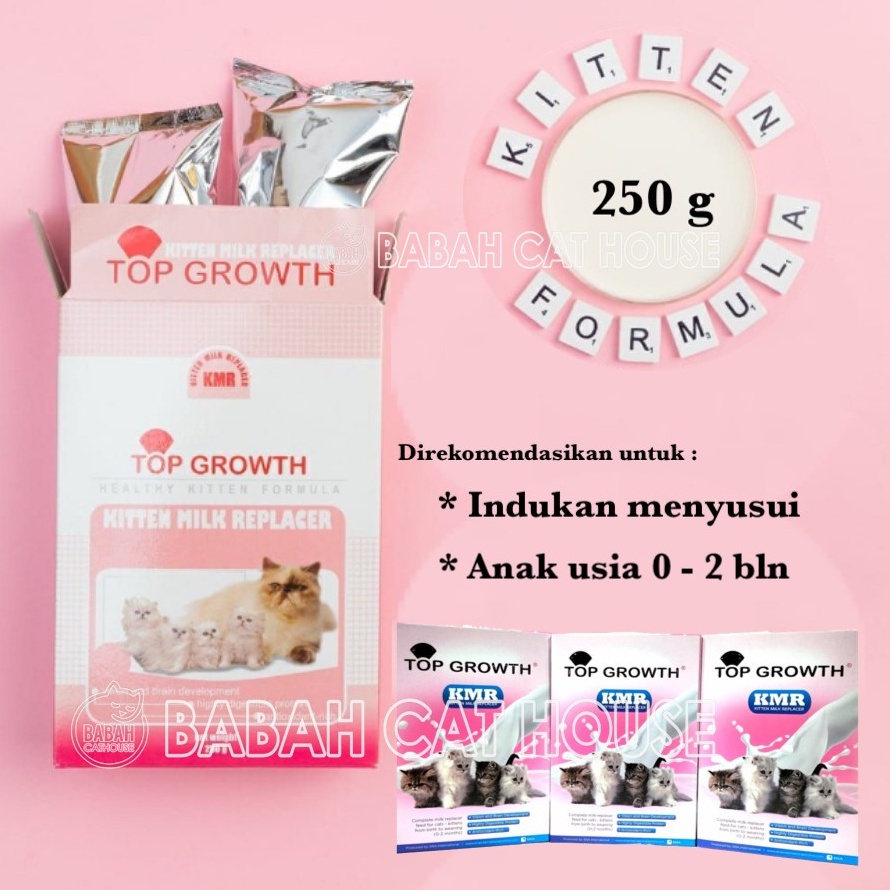 Jual 250gr TOP GROWTH Susu Kucing Bayi Kitten Anak Baru Lahir Dewasa ...