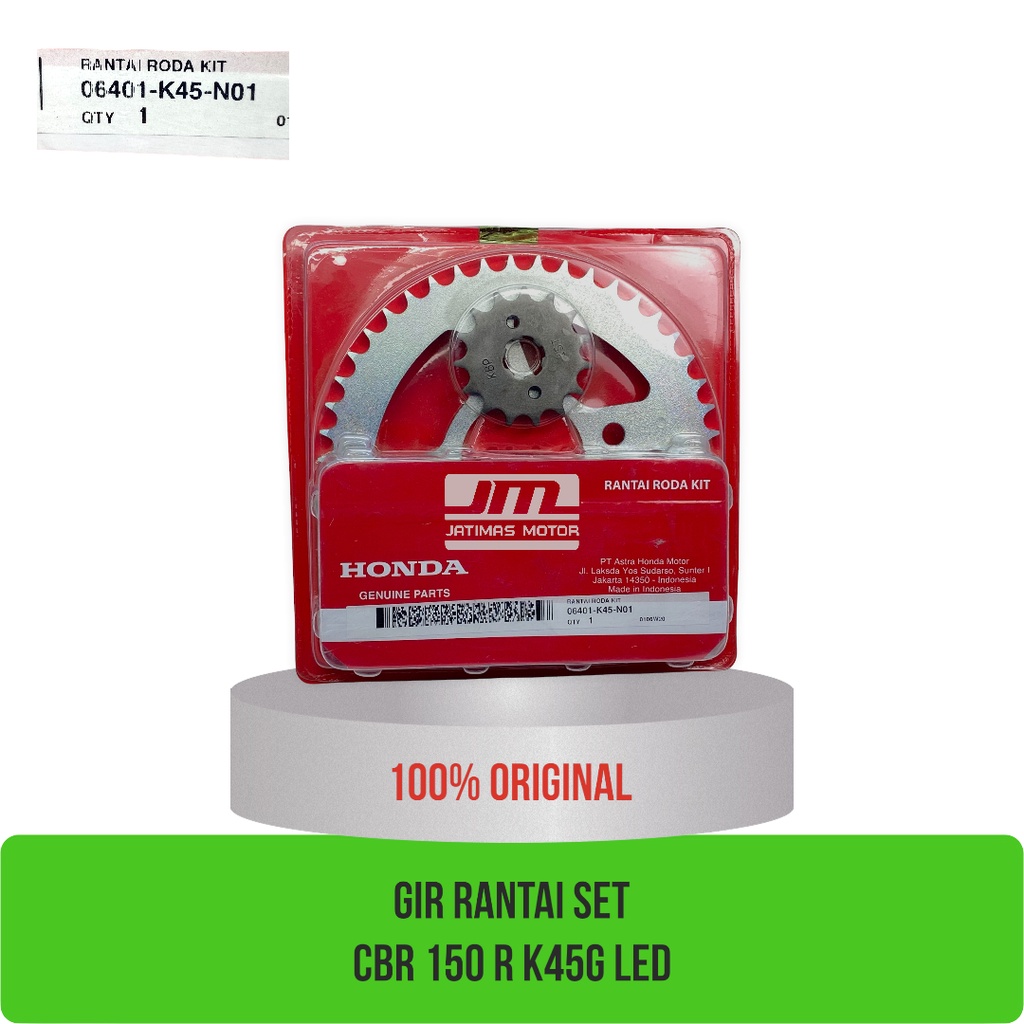 Jual Gir rantai roda set CB150R CBR150R K45G led 06401-K45-N01 | Shopee ...