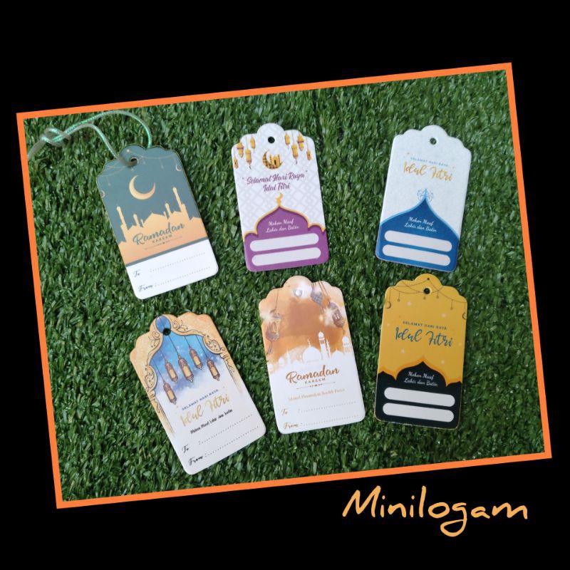 Jual Hang tag idul fitri/kartu ucapan lebaran, utk parcel,hampers ...