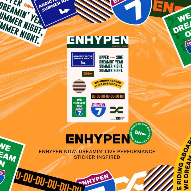 Jual Enhypen sticker set upside dreaming ukuran A6 | Shopee Indonesia