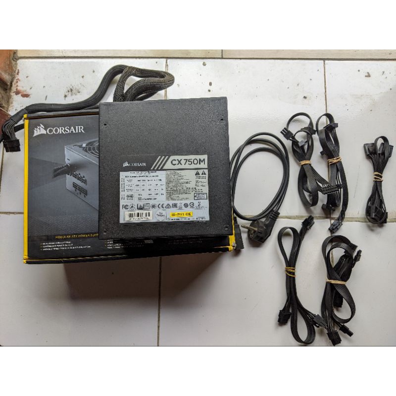 Jual PSU-POWER SUPPLY-Corsair cx750m | Shopee Indonesia