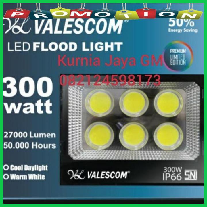 Jual READY STOCK VALESCOM LAMPU SOROT LED COB 300WATT/LAMPU SOROT LED OUTDOOR IP66 300W - PUTIH ...