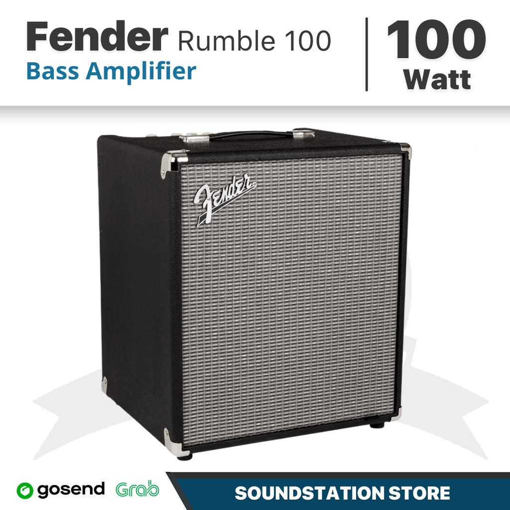 Jual Fender Rumble 100 V3 Combo Bass Amplifier - Ampli Bass Combo 100W ...