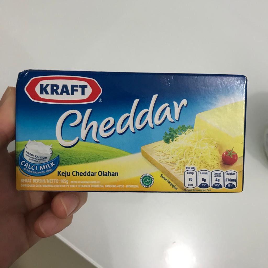 Jual Keju Kraft Cheddar Keju Blok Keju Batang Keju Cheddar Original ...