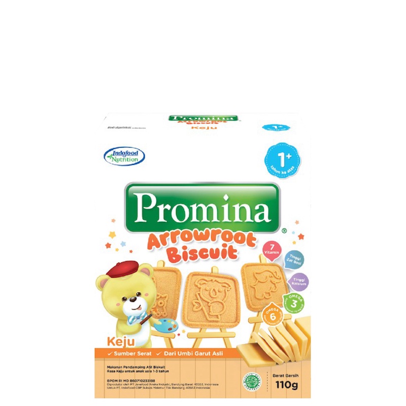 Jual Promina Cookies Arrowroot Biskuit Keju New 110 gr | Shopee Indonesia