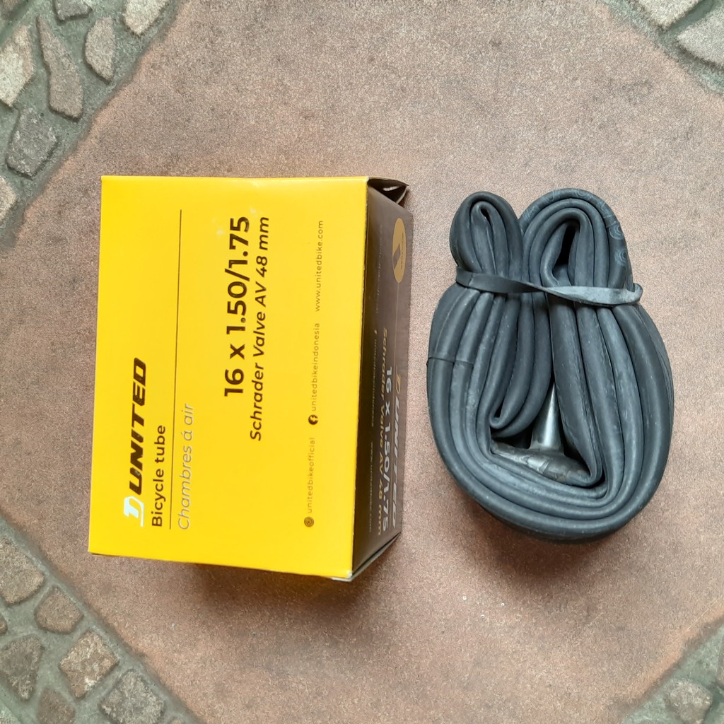 Jual Ban dalam UNITED 16 x 1.50 - 1.75 AV 48mm pentil motor | Shopee Indonesia