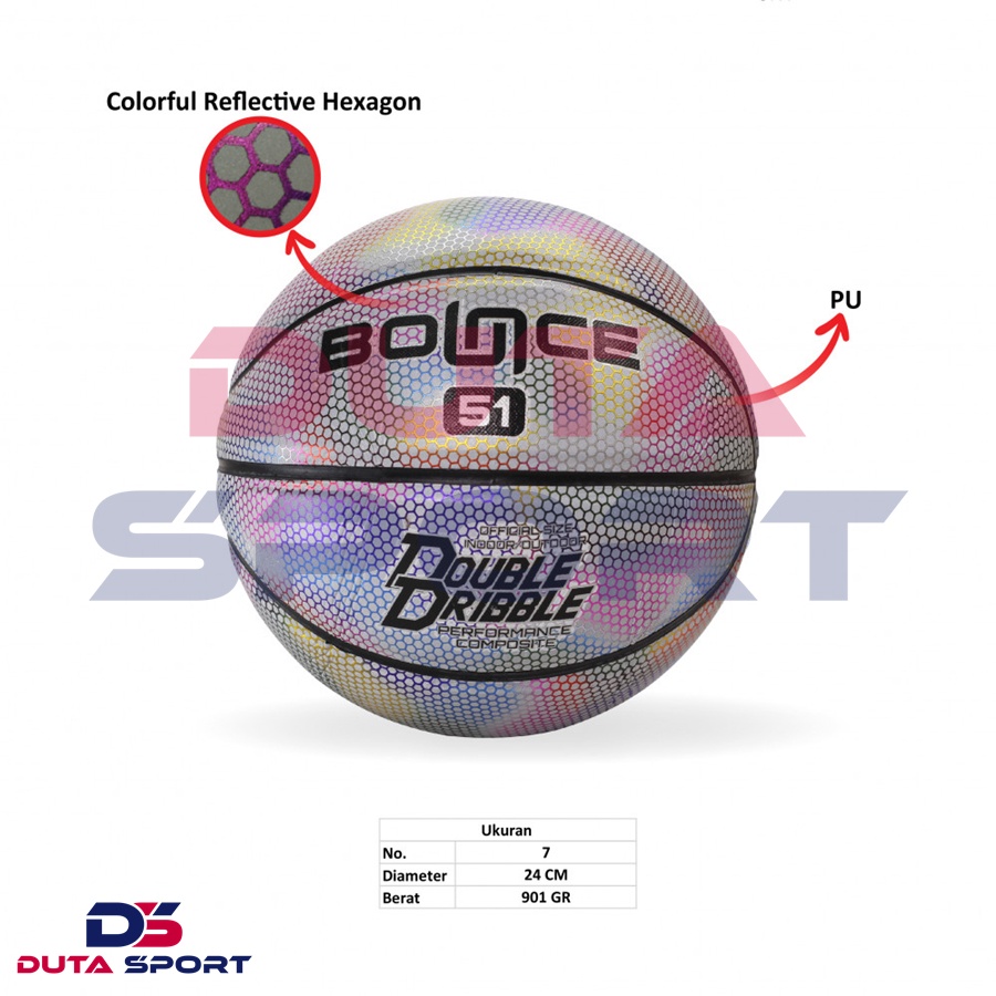 Jual Bola Basket BOUNCE Reflection 52 Original | Shopee Indonesia