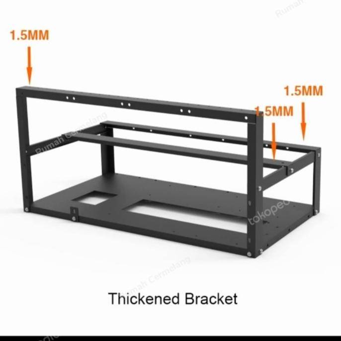 Jual Mining Rig Vga/Open Air Mining Frame Case/Rak Mining Rig Gpu ...