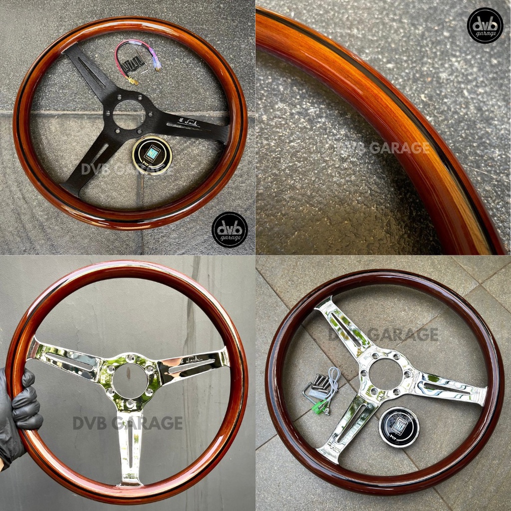 Jual STIR NARDI WOOD CLASSIC 14" PREMIUM - STEERING WHEELS KAYU SETIR ...