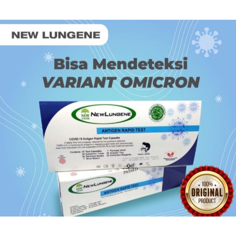 Jual newlungene new lungene swab antigen omicron original ijin kemenkes ...